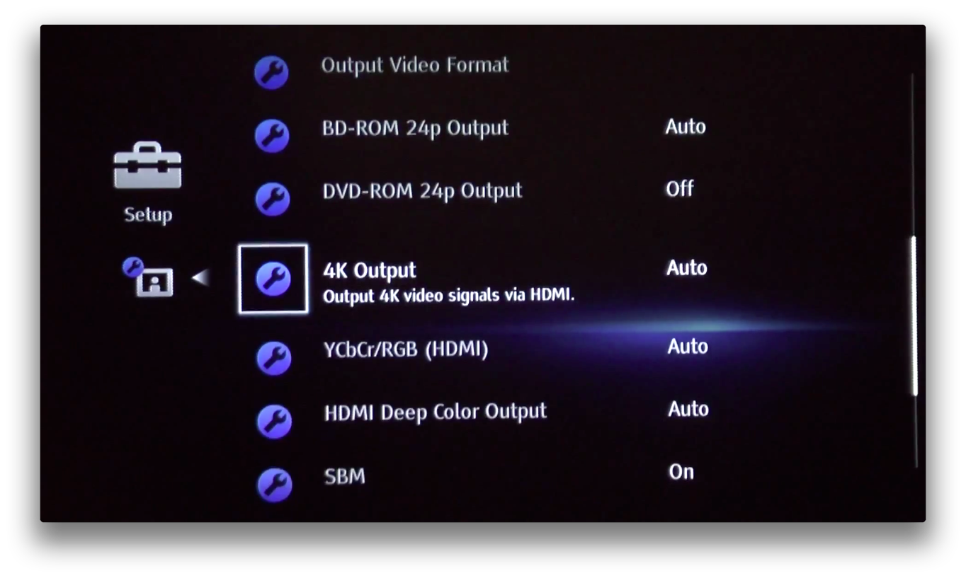 4K Resolution Setting Full Screen Image Audioholics