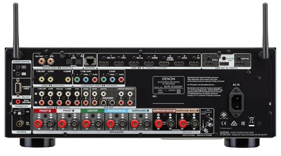 Denon AVR-X3400H 7.2 Ultra HD Receiver w Alexa Integration Preview ...