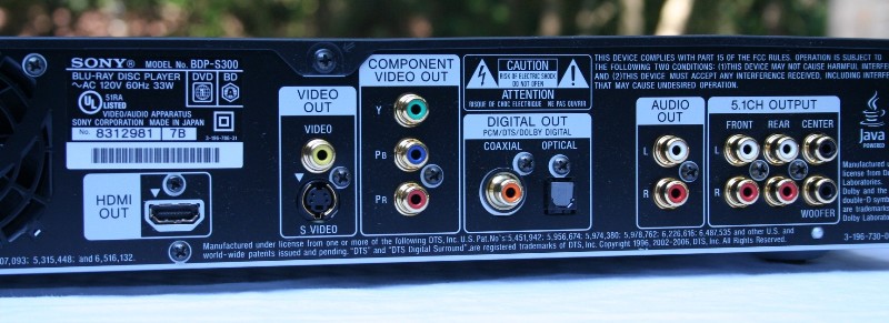 Sony BDP-S300 Blu-ray Player Review