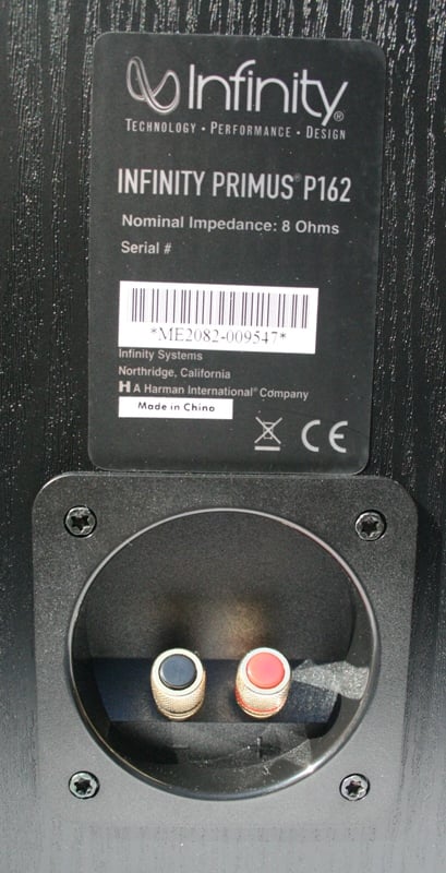 Infinity Primus P162 Bookshelf Speaker Review | Audioholics