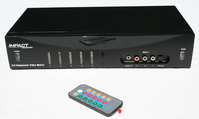Impact Acoustics 3x5 Component Video Matrix Selector Switch Review