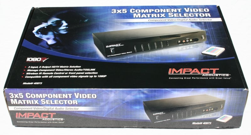 Impact Acoustics 3x5 Component Video Matrix Selector Switch Review