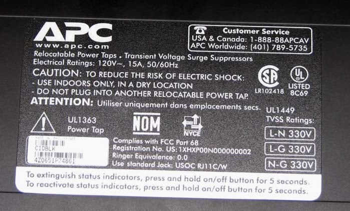 APC AV C10 Home Theater Power Filter Review | Audioholics